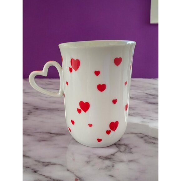 Lefton | Dining | I Love You Heart Mugcup With Heart Handle Hand ...